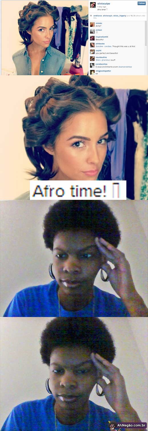 Afro branco